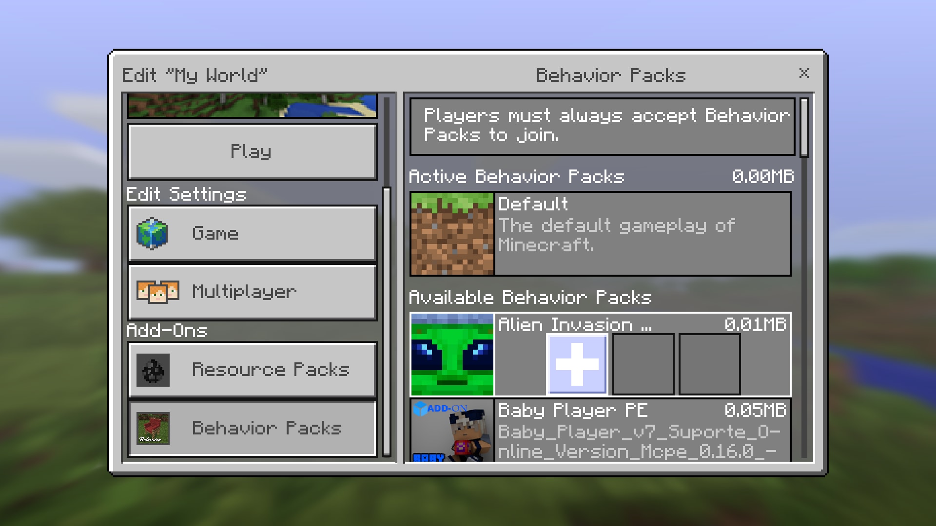 Add-Ons: What's in a name? | Minecraft